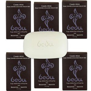 Bedu | Bath & Body | Nwt 6 Bars Bedu Soap With Camel Milk Pearl Powder ...
